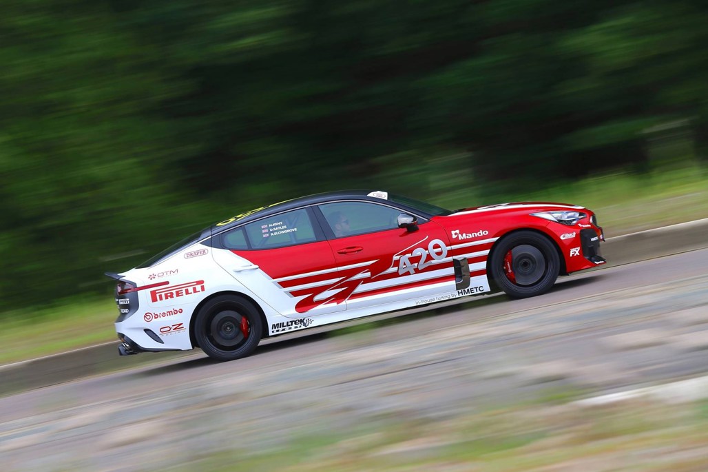 Kia unveils the fire-breathing Stinger GT420 "Track Monster" - Driven ...