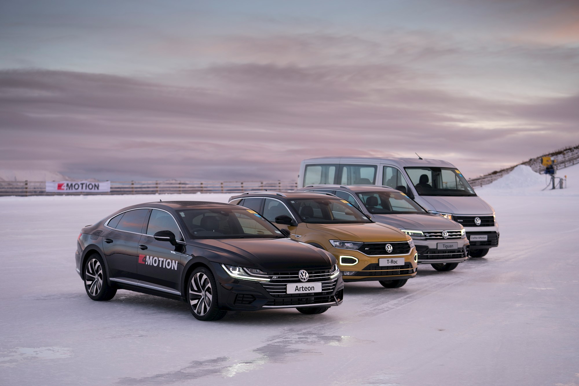 Get a grip: we fang the Volkswagen line-up on ice - Driven Car Guide