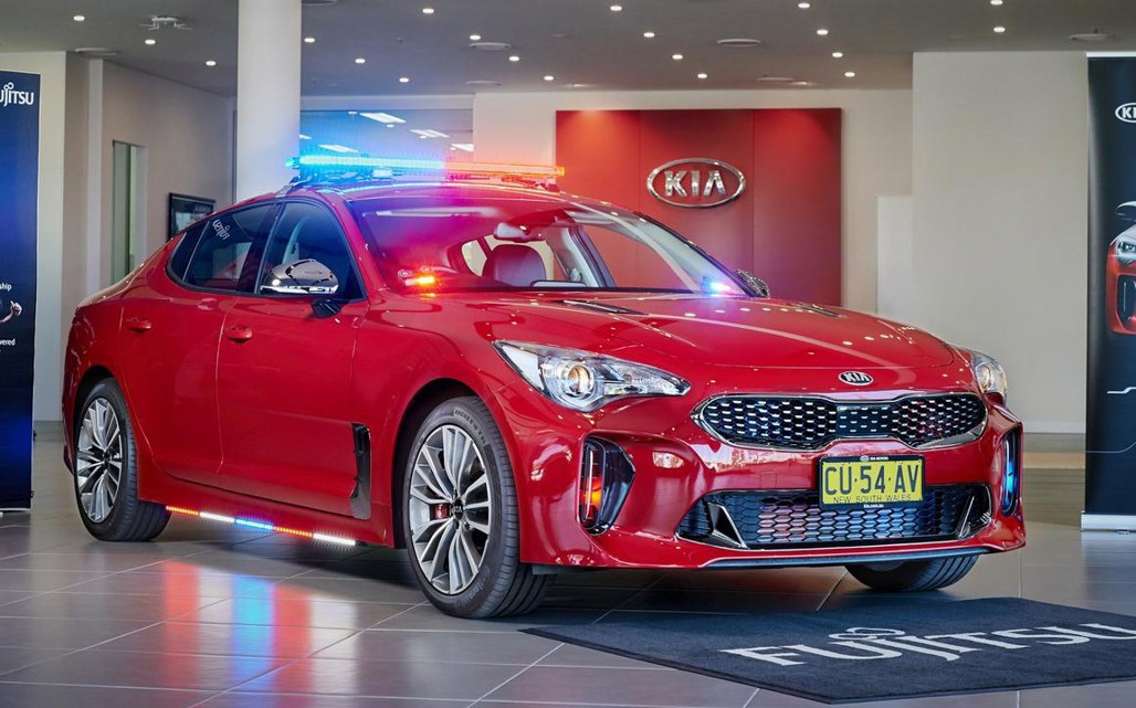 Is this twin-turbo Kia Stinger the police car of the future? - Driven ...