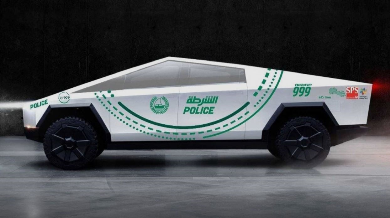 Tesla Cybertruck set to join the ranks of Dubai's police for - Driven ...