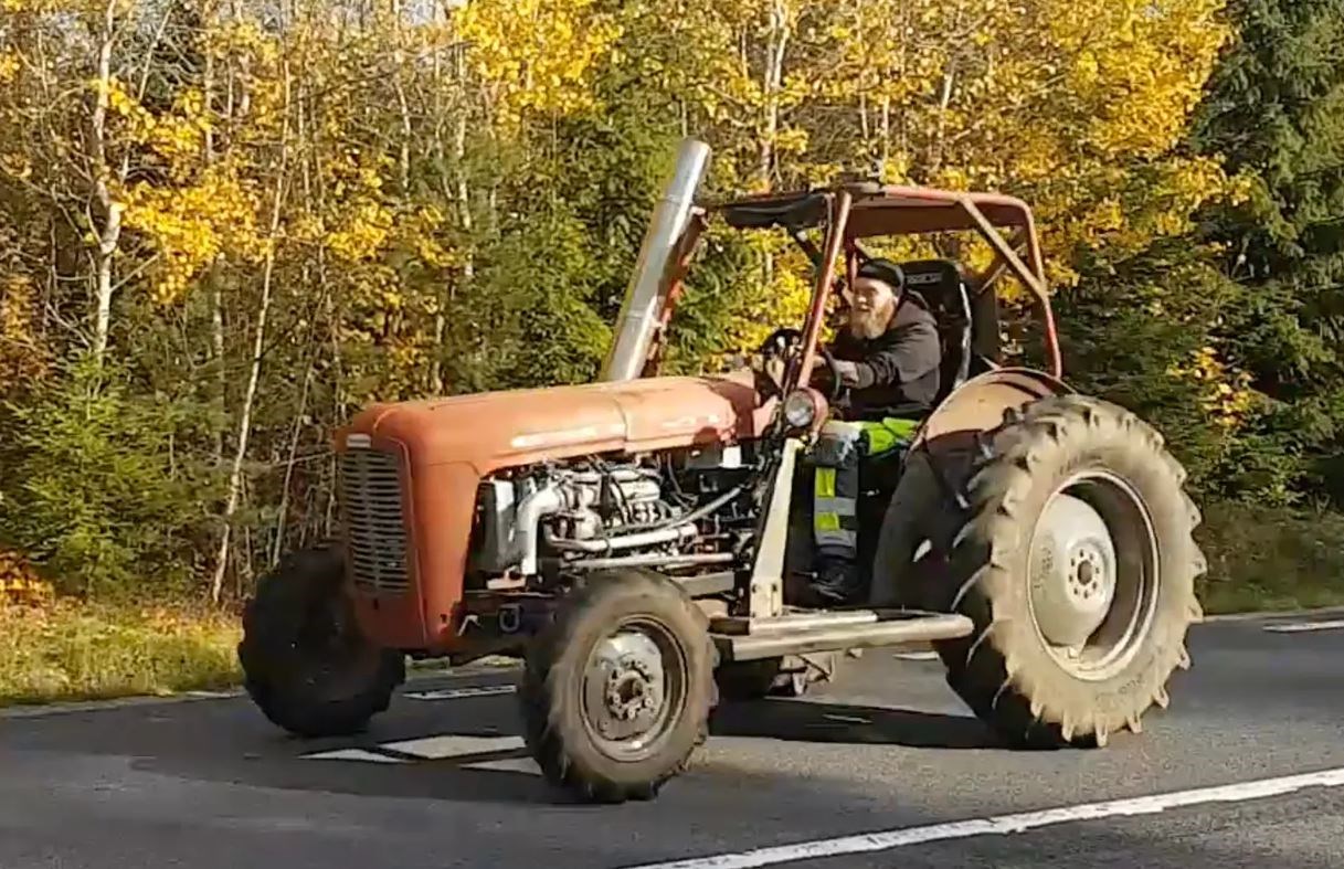 Watch: VW VR6-swapped tractor is the definition of insanity - Driven ...