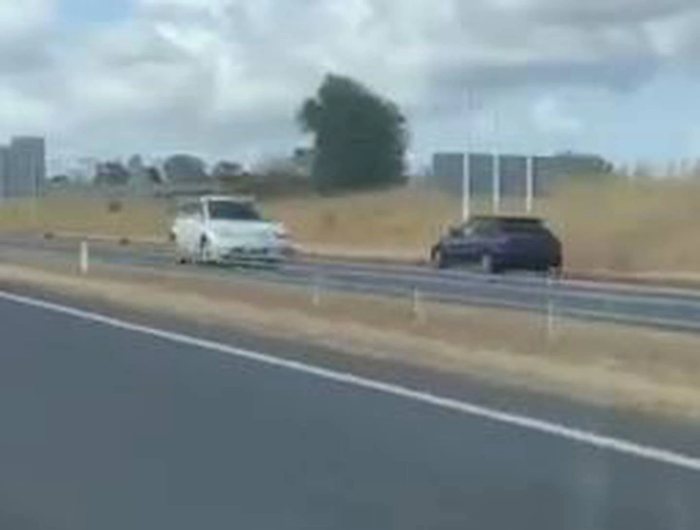 Watch Driver Speeds Down Wrong Side Of Motorway During Poli Driven