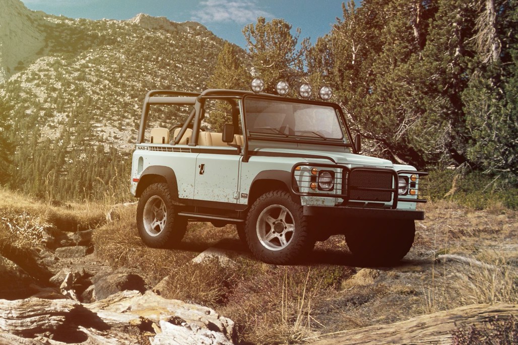 Ultimate green off-roader? $300K EV-converted Land Rover Def - Driven ...