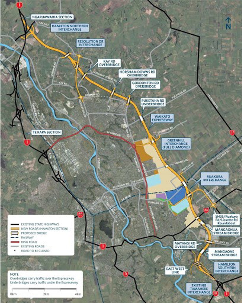 Hamilton flyover update, new motorway opening next year - Driven Car Guide