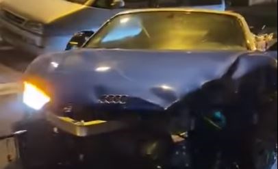 Watch: Rented Audi R8 split in half after colliding with 13 - Driven ...