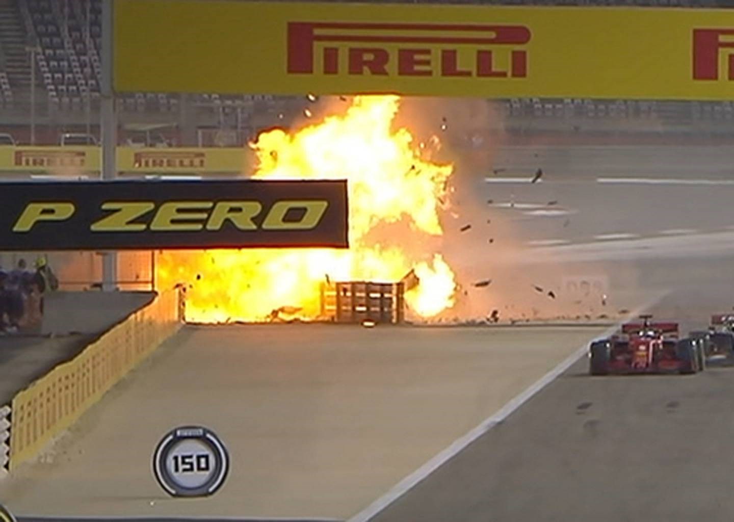 Watch: F1 driver lucky to be alive after car explodes in fir - Driven ...