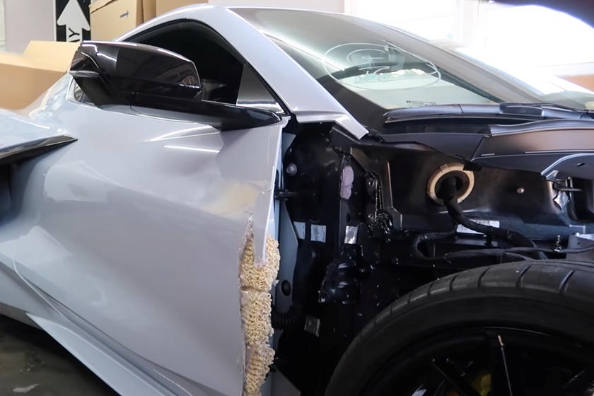 Watch: Crashed Chevrolet Corvette repaired with ramen noodle - Driven ...