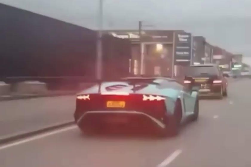 Watch Driver Flees After Slamming Into 1 Million Lamborghi Driven