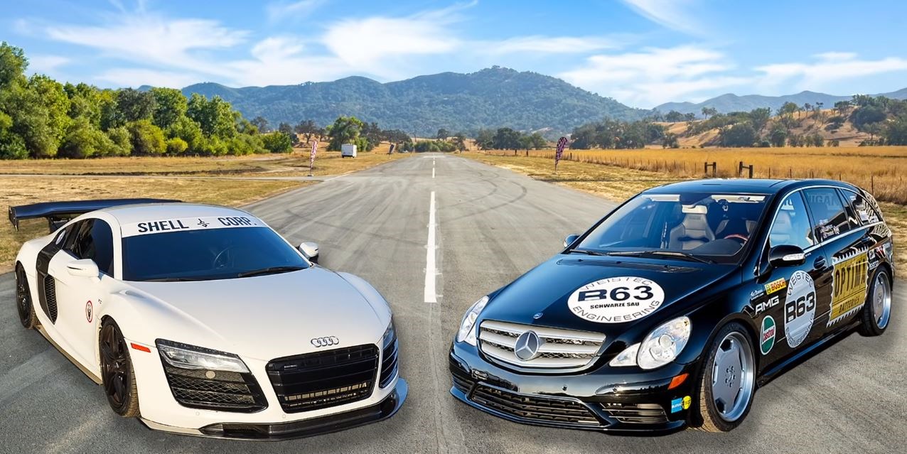 Watch: A supercharged minivan can't beat a V10-powered super - Driven ...