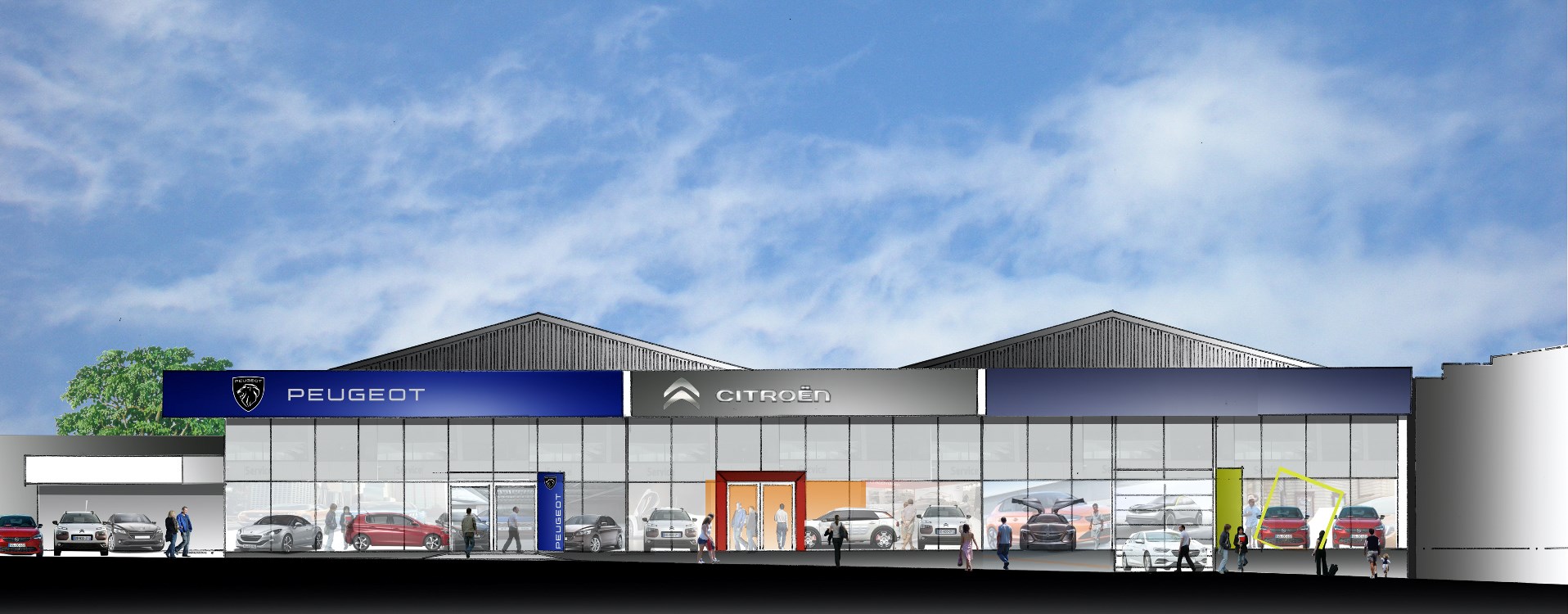 Details revealed for new Peugeot and Citroen flagship dealer - Driven ...
