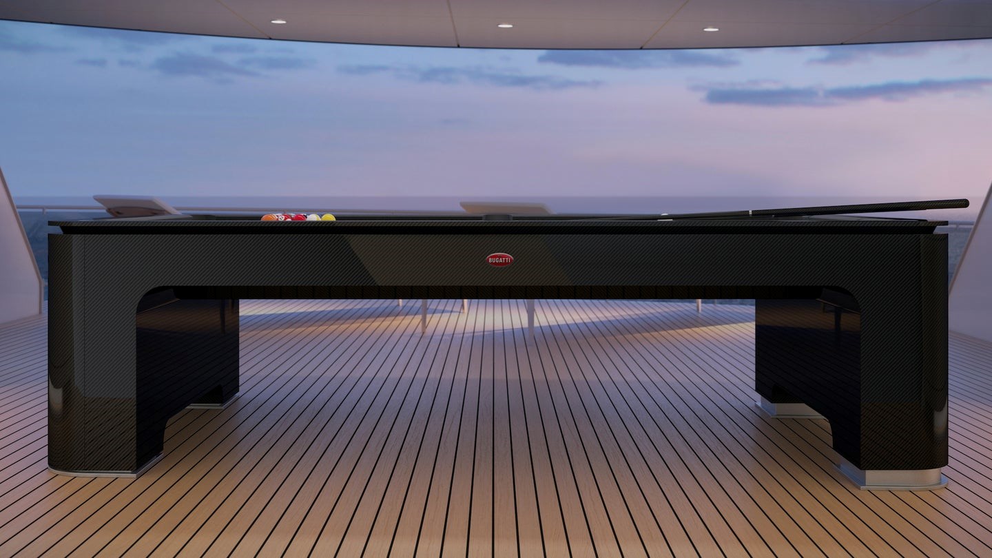 Bugatti's $415K self-levelling pool table is exclusively for - Driven Car Guide