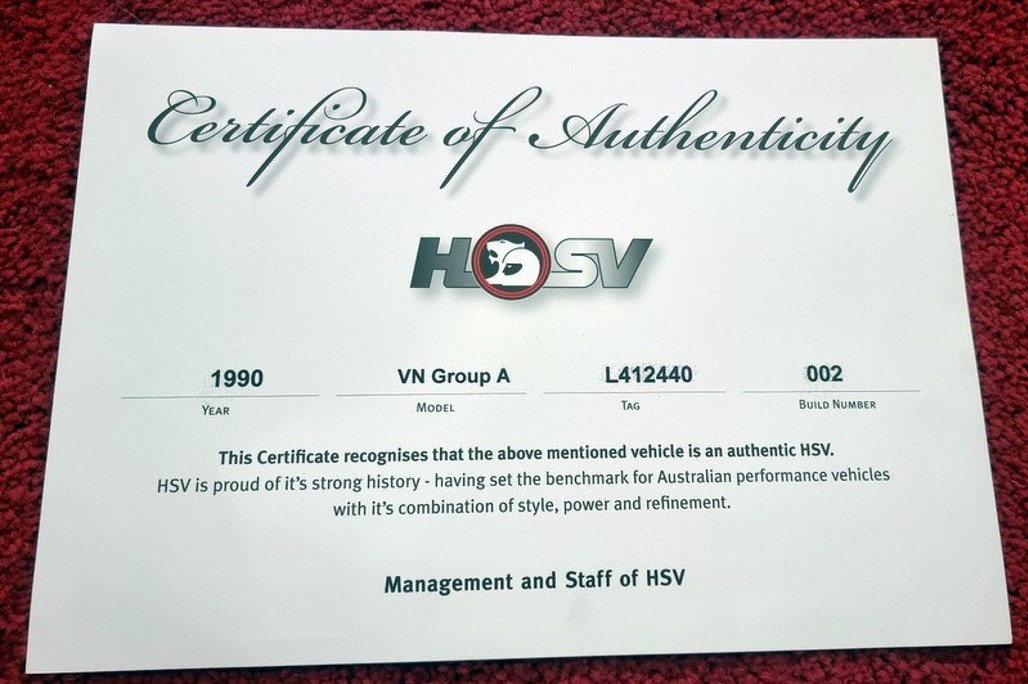 Classic HSV Group A Commodore tipped to fetch over $500K at - Driven ...