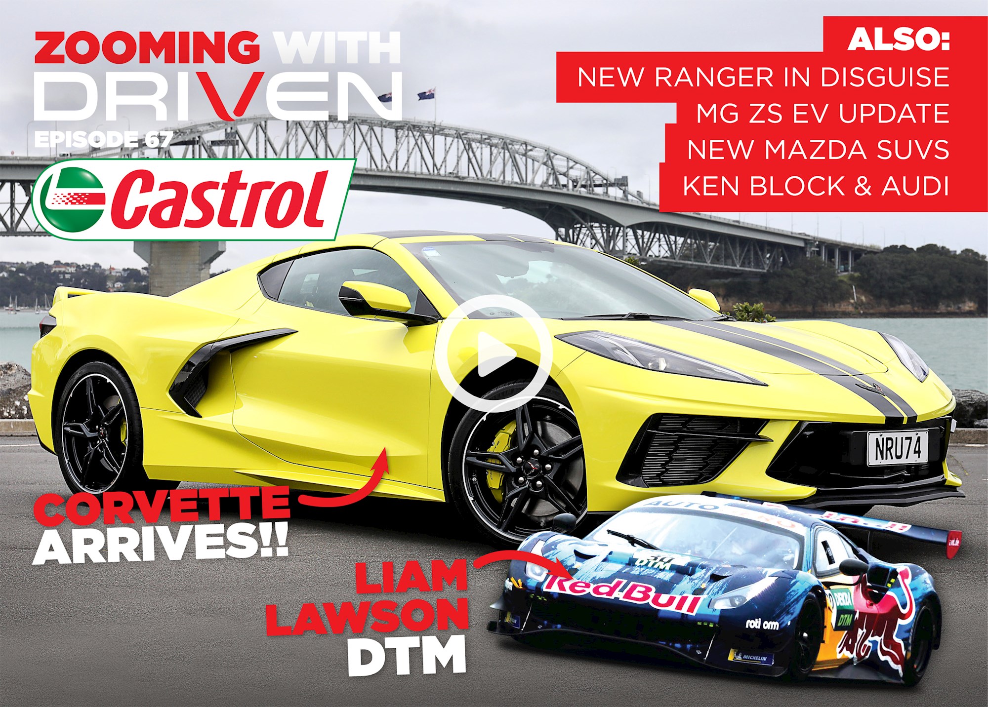 Watch: First mid-engined Chevrolet Corvette lands in NZ! Zoo - Driven ...