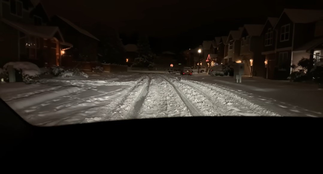 Watch: Tesla Model Y slides down snowy hill - Driven Car Guide