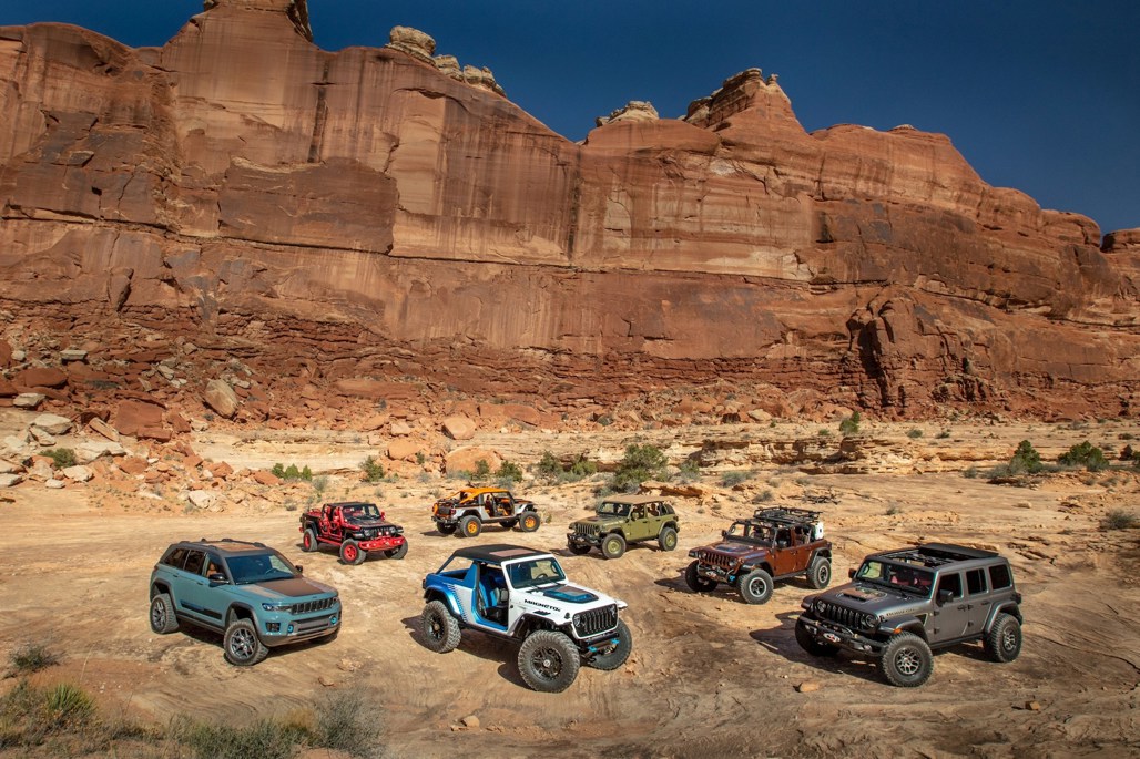 High-performance electric Wrangler among a bunch of epic con - Driven ...