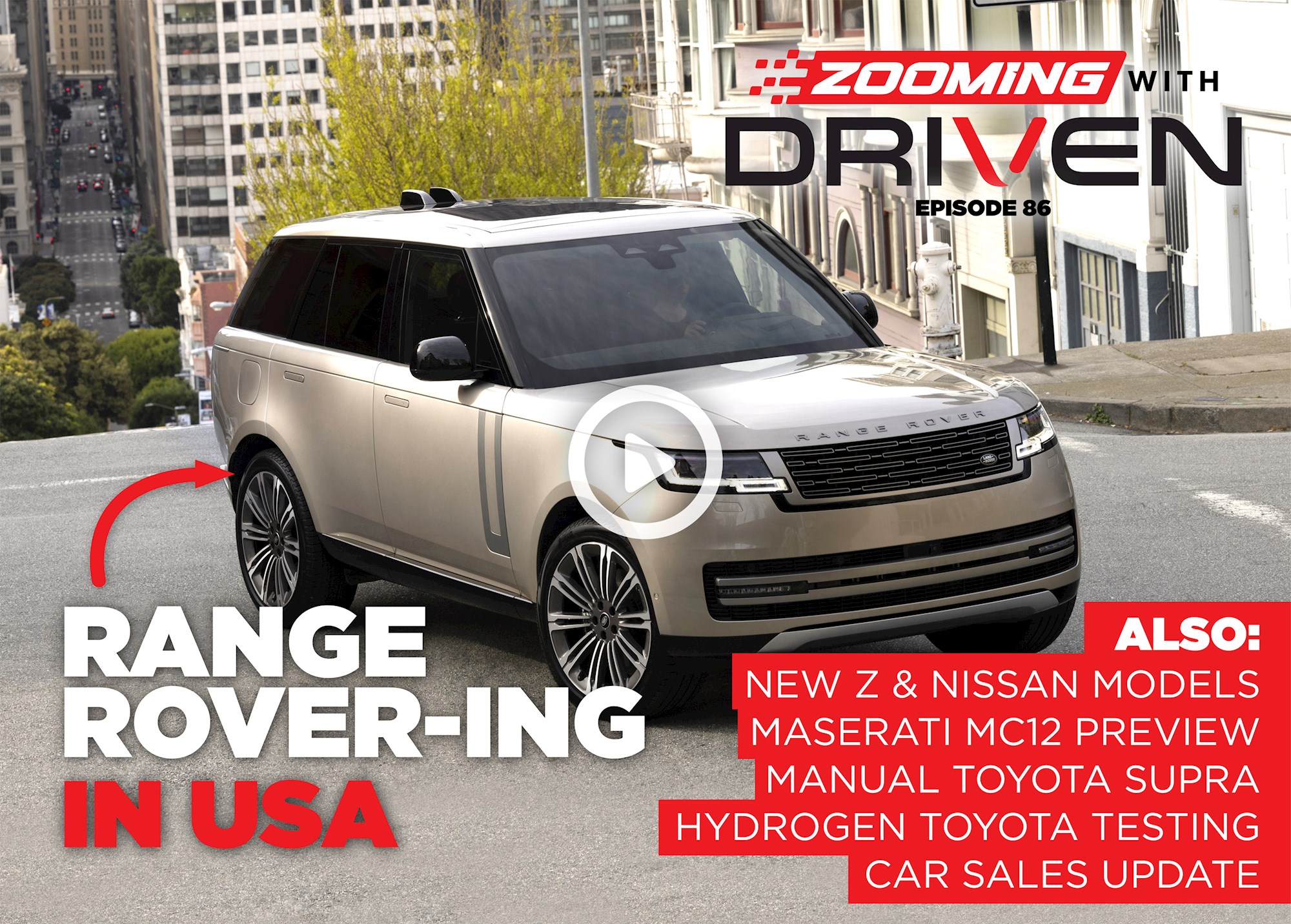 Watch: Driving the new Range Rover in America! Zooming with - Driven ...