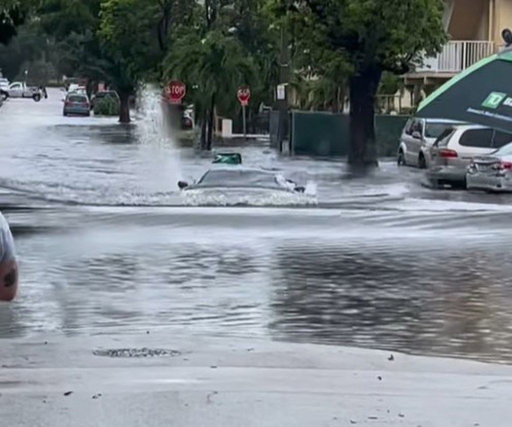 Watch: Chevrolet C8 Corvette swims through flooded street - Driven Car ...