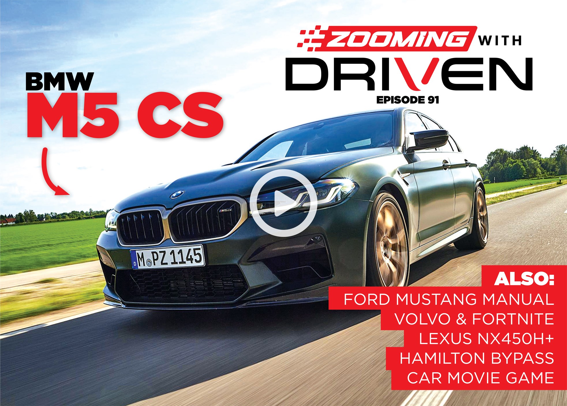 Watch: Driving BMW's M5 CS! Zooming with DRIVEN EP91 - Driven Car Guide