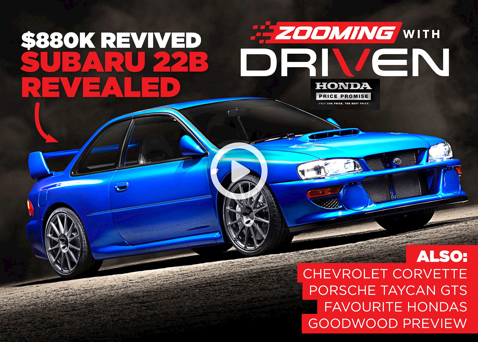 Watch: Prodrive's rebuilt 22B is revealed! Zooming with DRIV - Driven ...