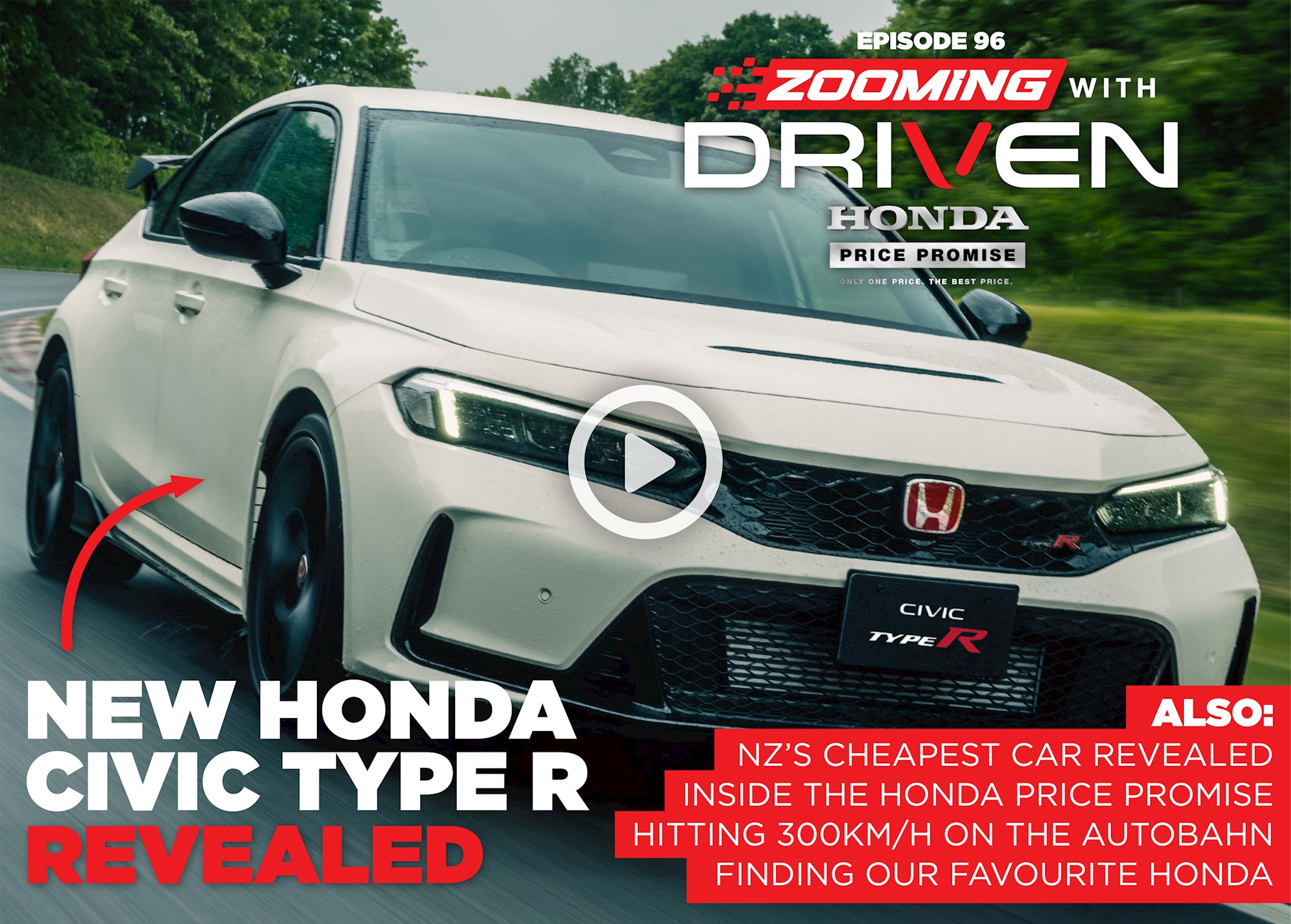 Watch: Honda's all-new Civic Type R revealed! Zooming with D - Driven ...