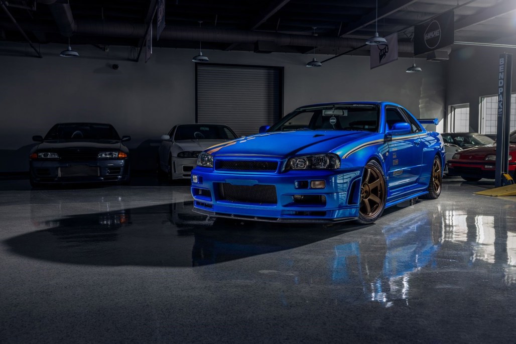 Nissan Skyline R34 GT-R driven by Paul Walker sells for almo - Driven Car Guide