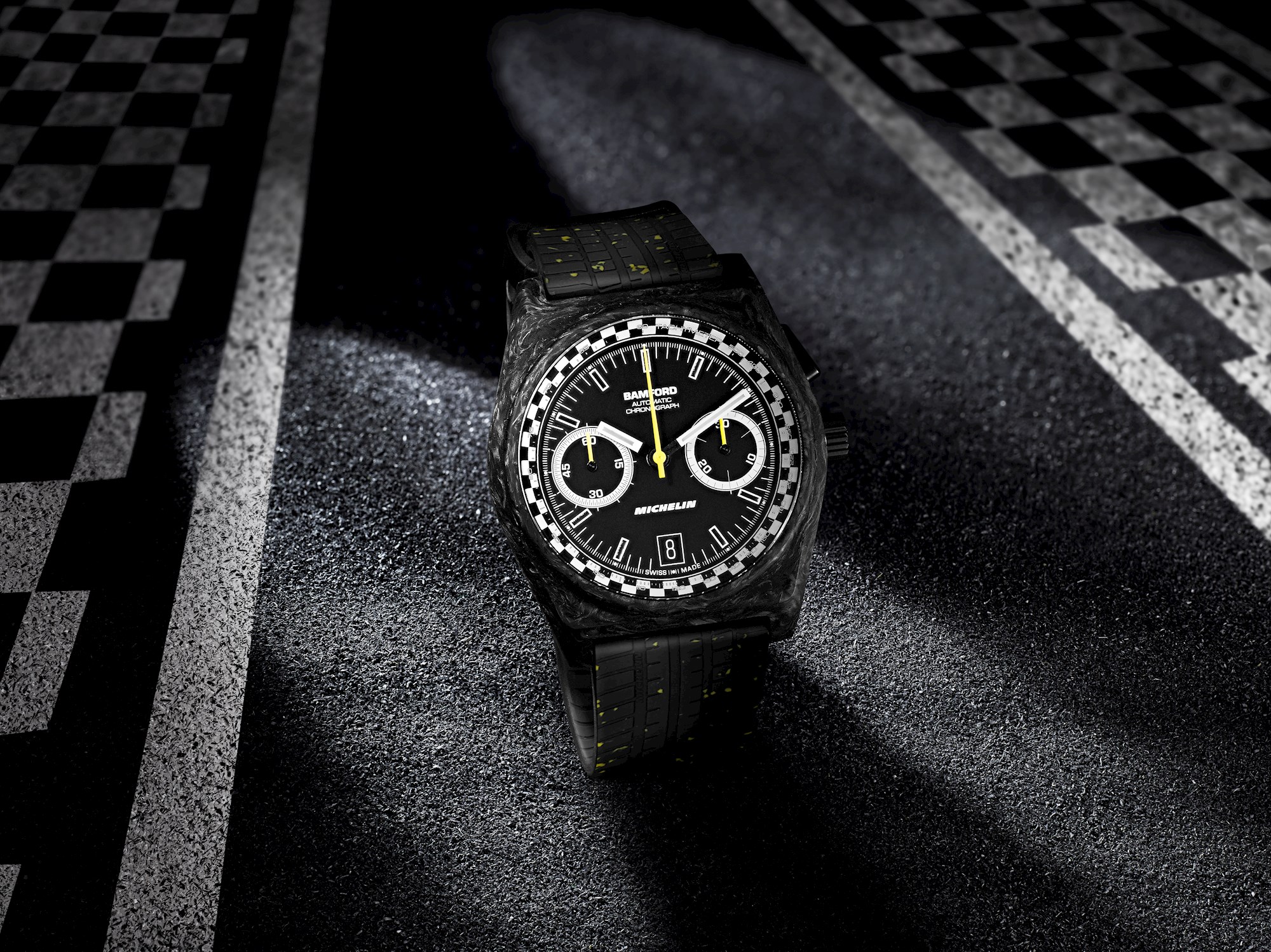 The watch made from old tyres: strap in and hang on - Driven Car Guide