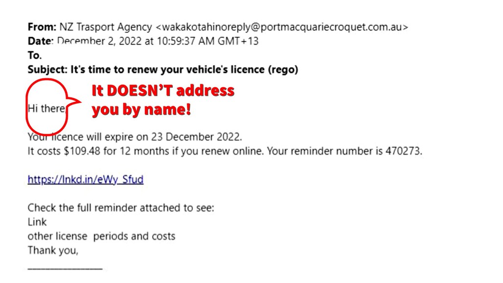 PSA: Kiwis hit yet again by fake NZTA email scam - Driven Car Guide