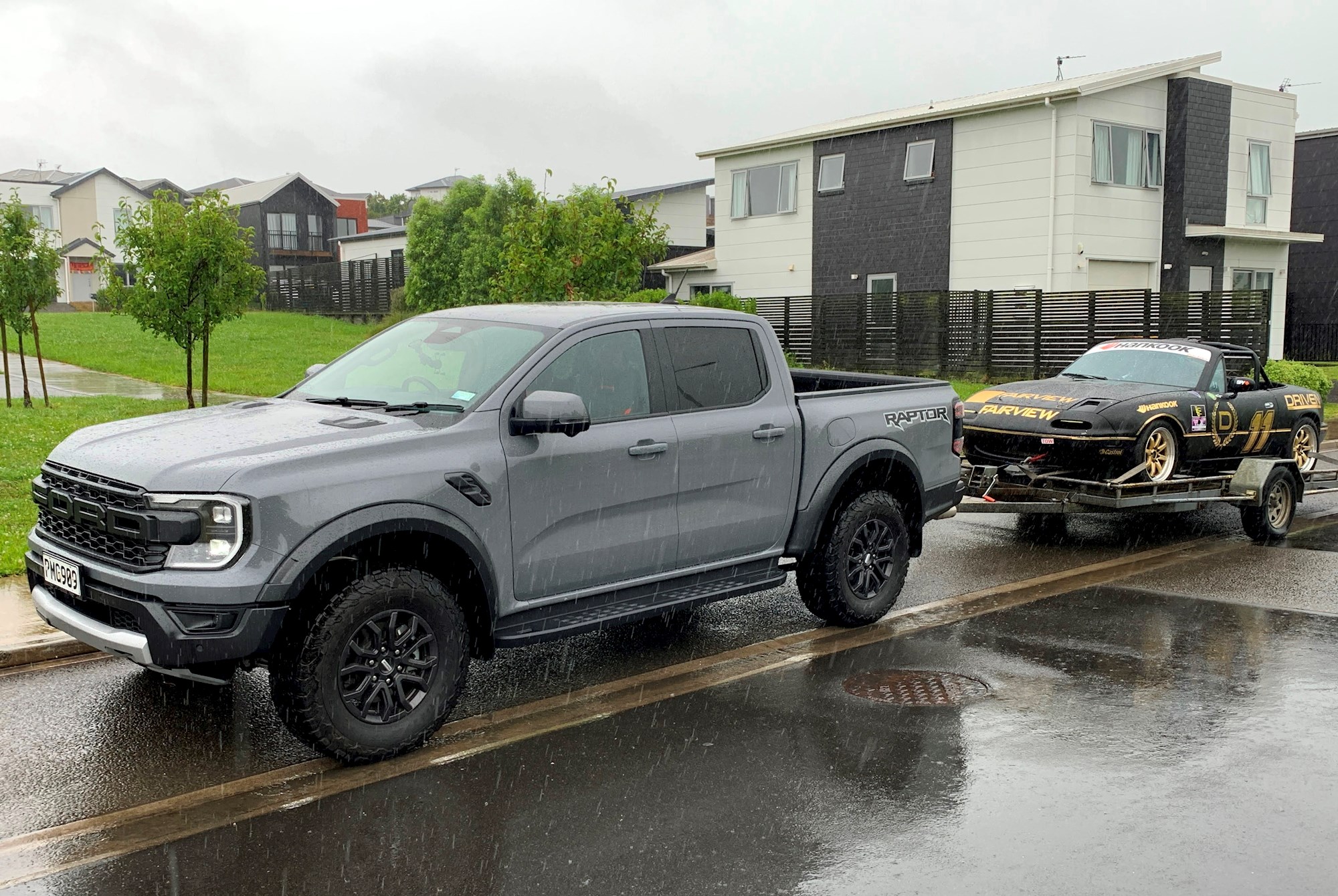 Dino Drag: Ford Ranger Raptor, on tow test - Driven Car Guide