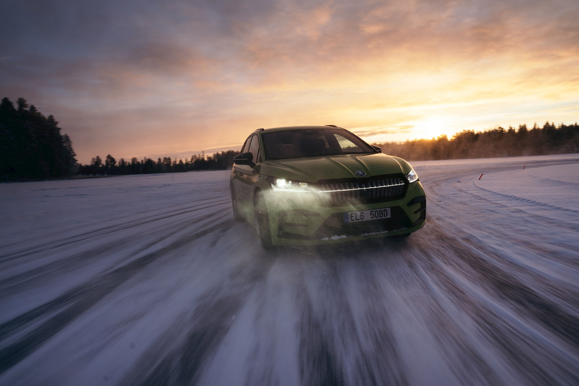 Skoda Enyaq iV vRS EV drifts for over 7km: let's put that ne - Driven ...