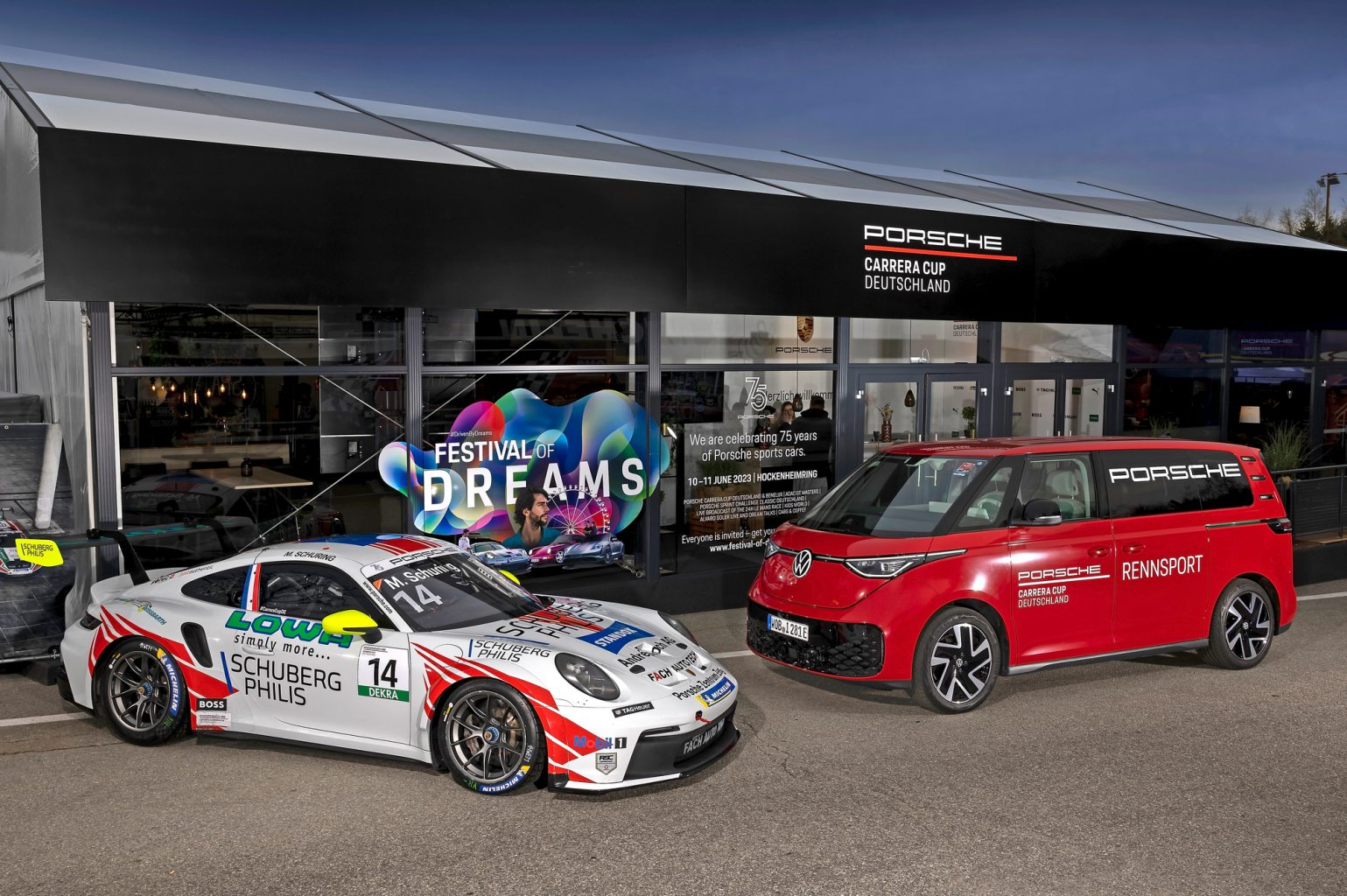 Iconic Volkswagen Kombi Porsche race service bus is back - a - Driven ...