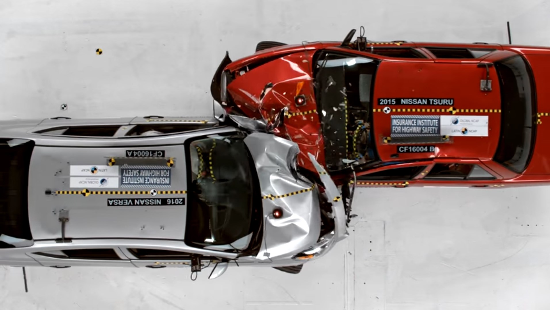 Watch world's most unsafe car crash into well-made equivalen - Driven ...