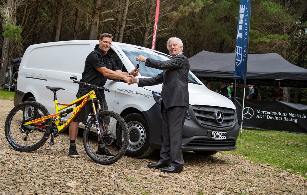 Mountain biking team receive brand new Mercedes-Benz - Driven Car Guide