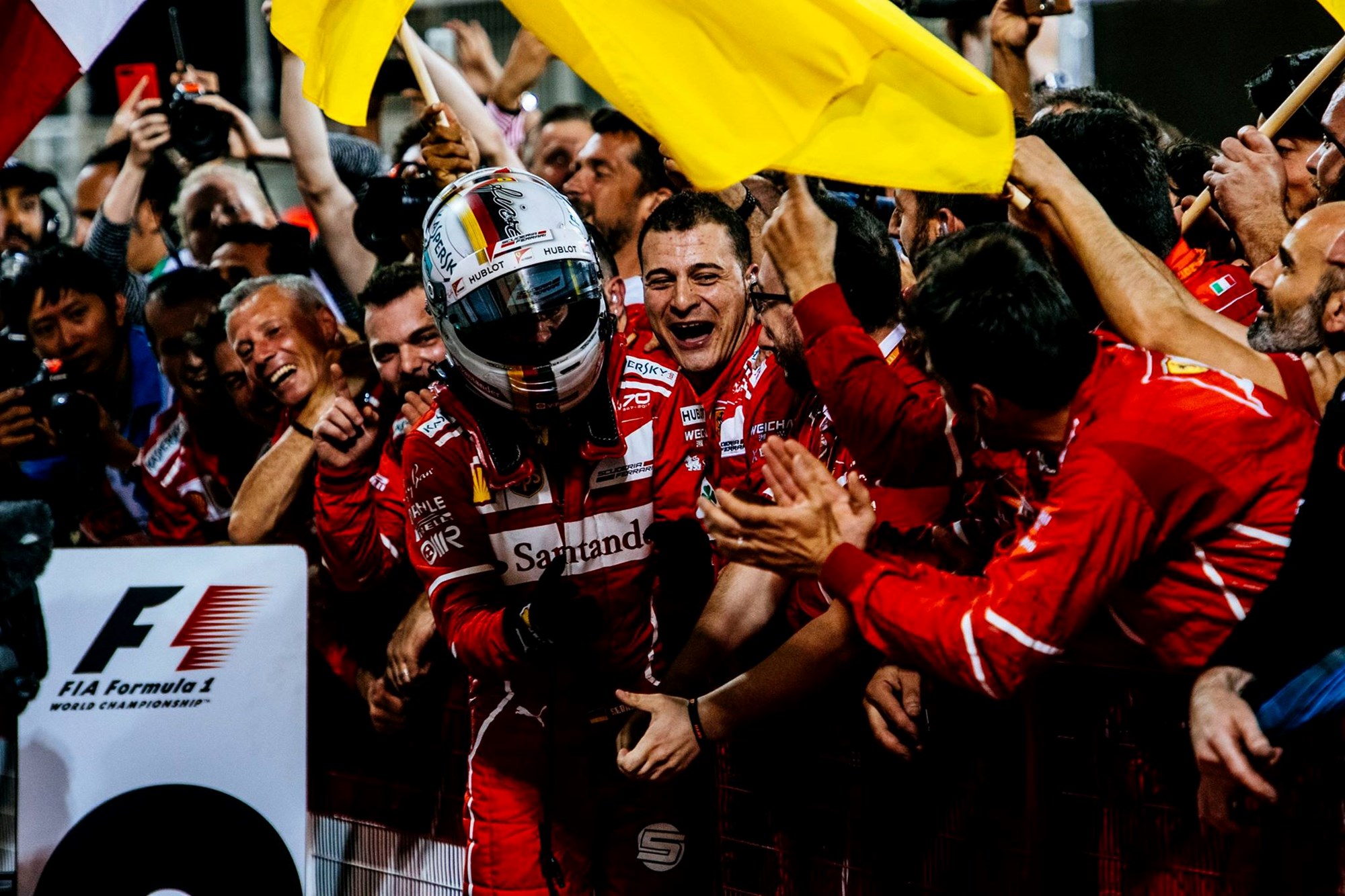 Vettel wins again in Bahrain, as penalty denies Hamilton - Driven Car Guide