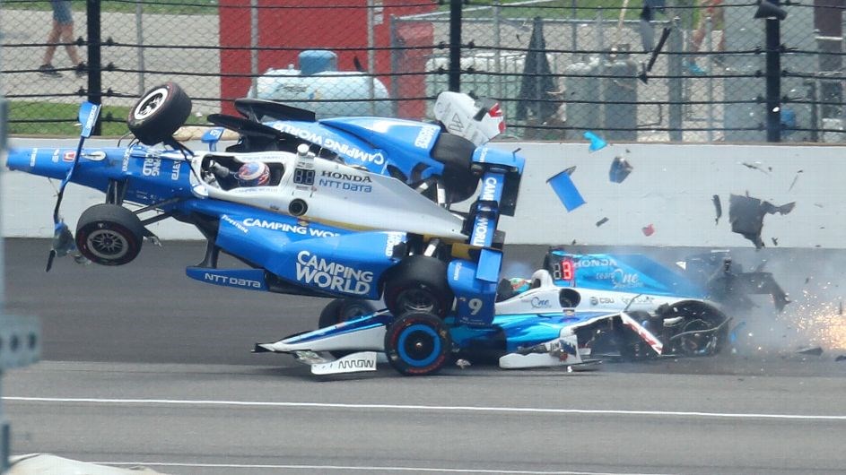 Fan footage underlines terror behind huge Scott Dixon crash - Driven ...
