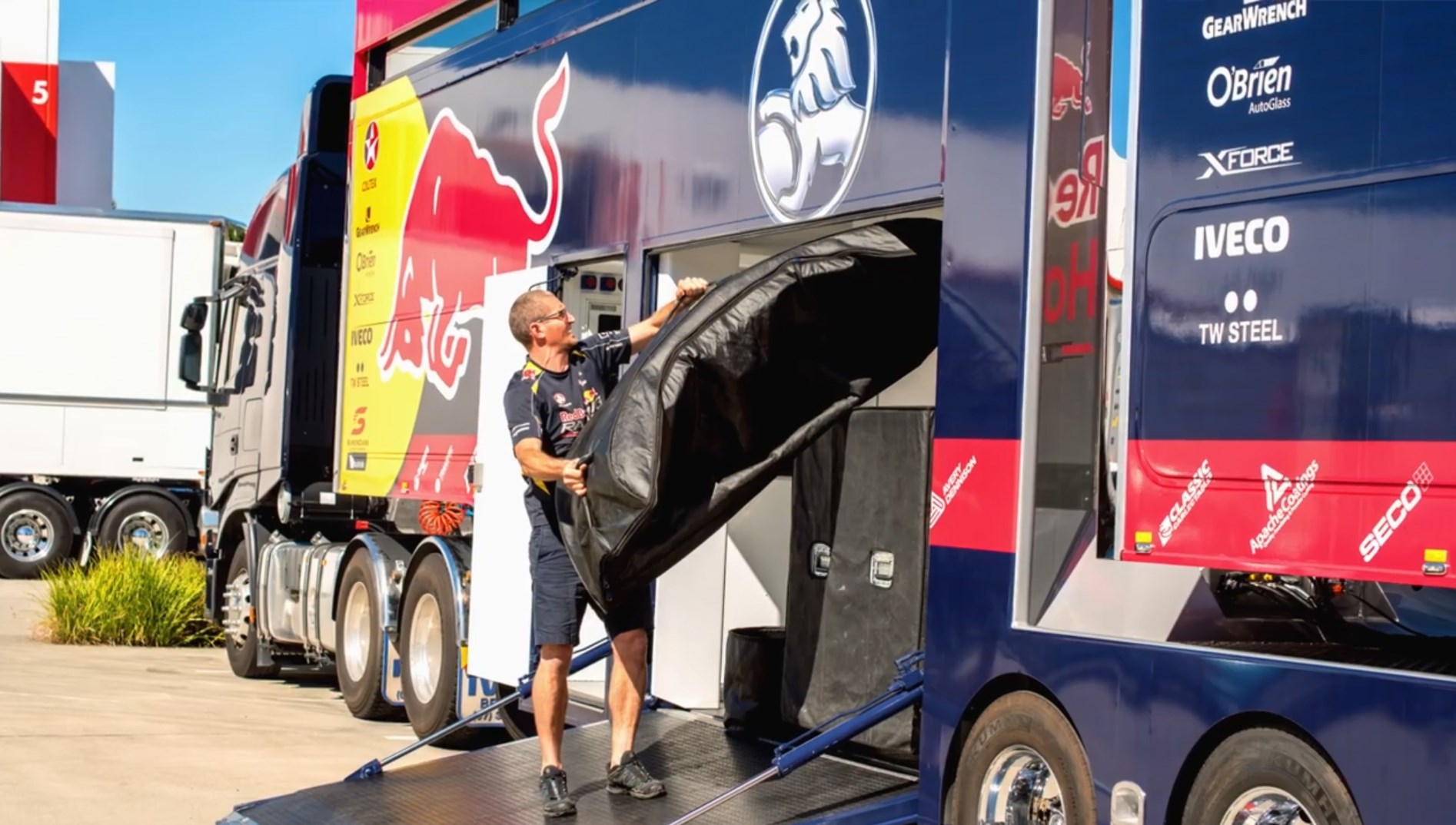 Take a tour through Red Bull's enormous new Supercars transp - Driven ...