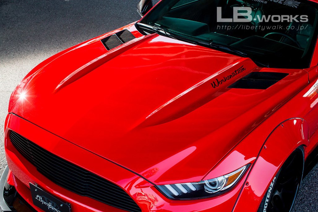 New Liberty Walk Ford Mustang kit slams the pony on the grou - Driven ...