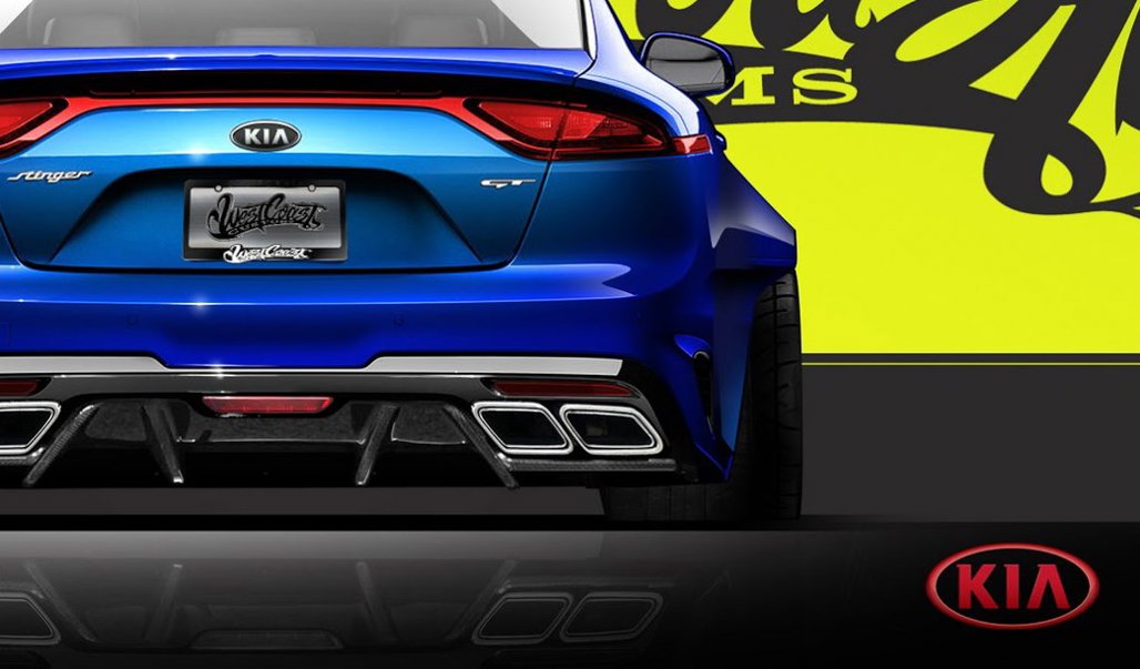 Slammed Kia Stinger GT set to hit America's craziest car sho - Driven ...