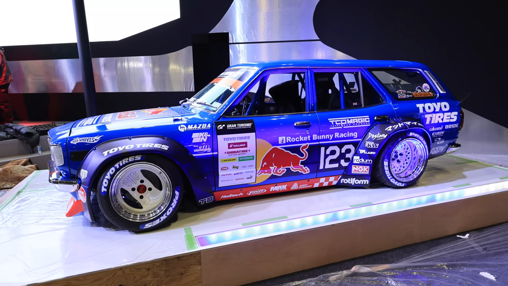 Mad Mike reunites with Mazda RX-3 Wagon for 2024 D1GP - Driven Car Guide