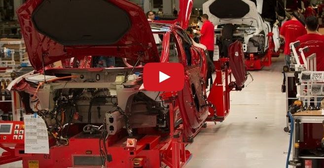 VIDEO: Take a look at how Tesla builds it's cars - Driven Car Guide