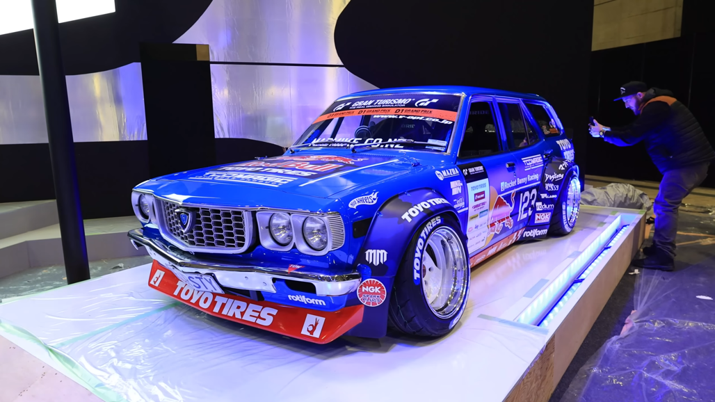 Mad Mike reunites with Mazda RX-3 Wagon for 2024 D1GP - Driven Car Guide