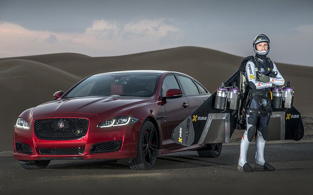 Rocket-powered daredevil takes on F1 star - Driven Car Guide