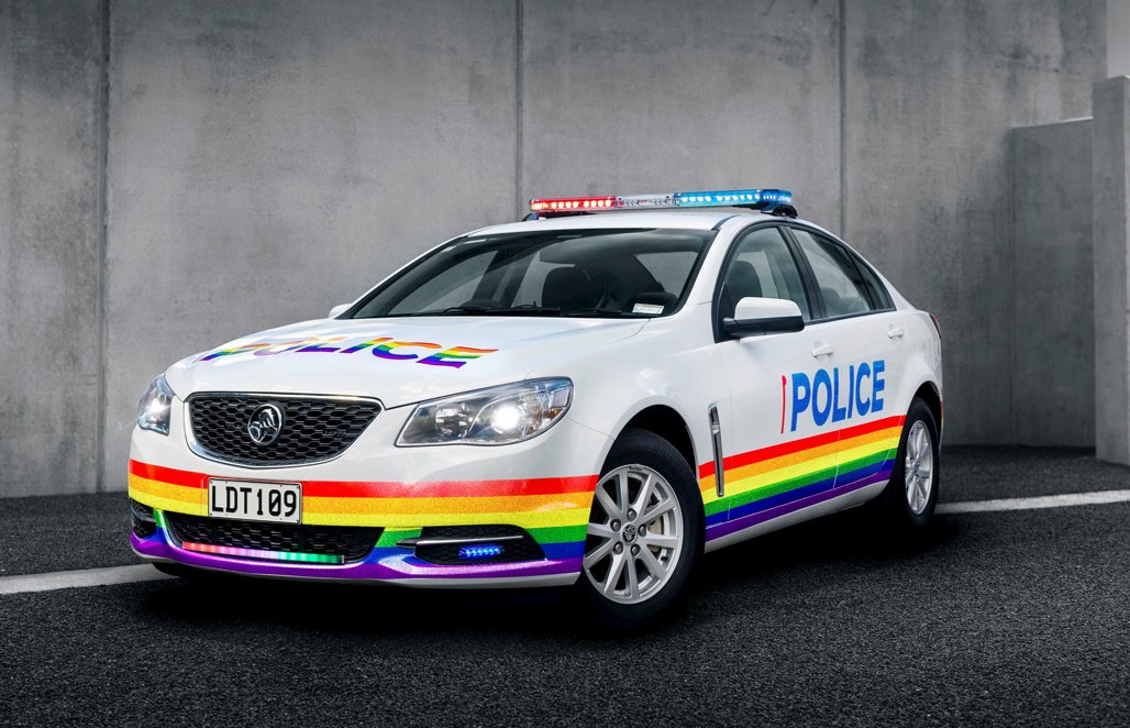 Police unveil rainbow-coloured patrol car - Driven Car Guide