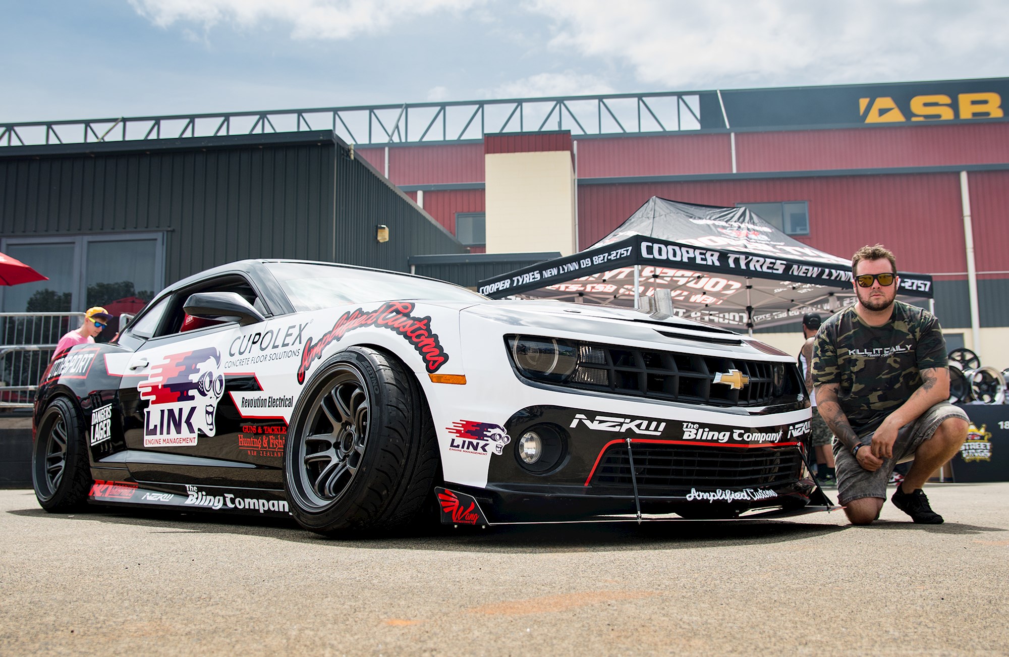 Wild locally built Chevrolet Camaro D1NZ drift car breaks co - Driven ...