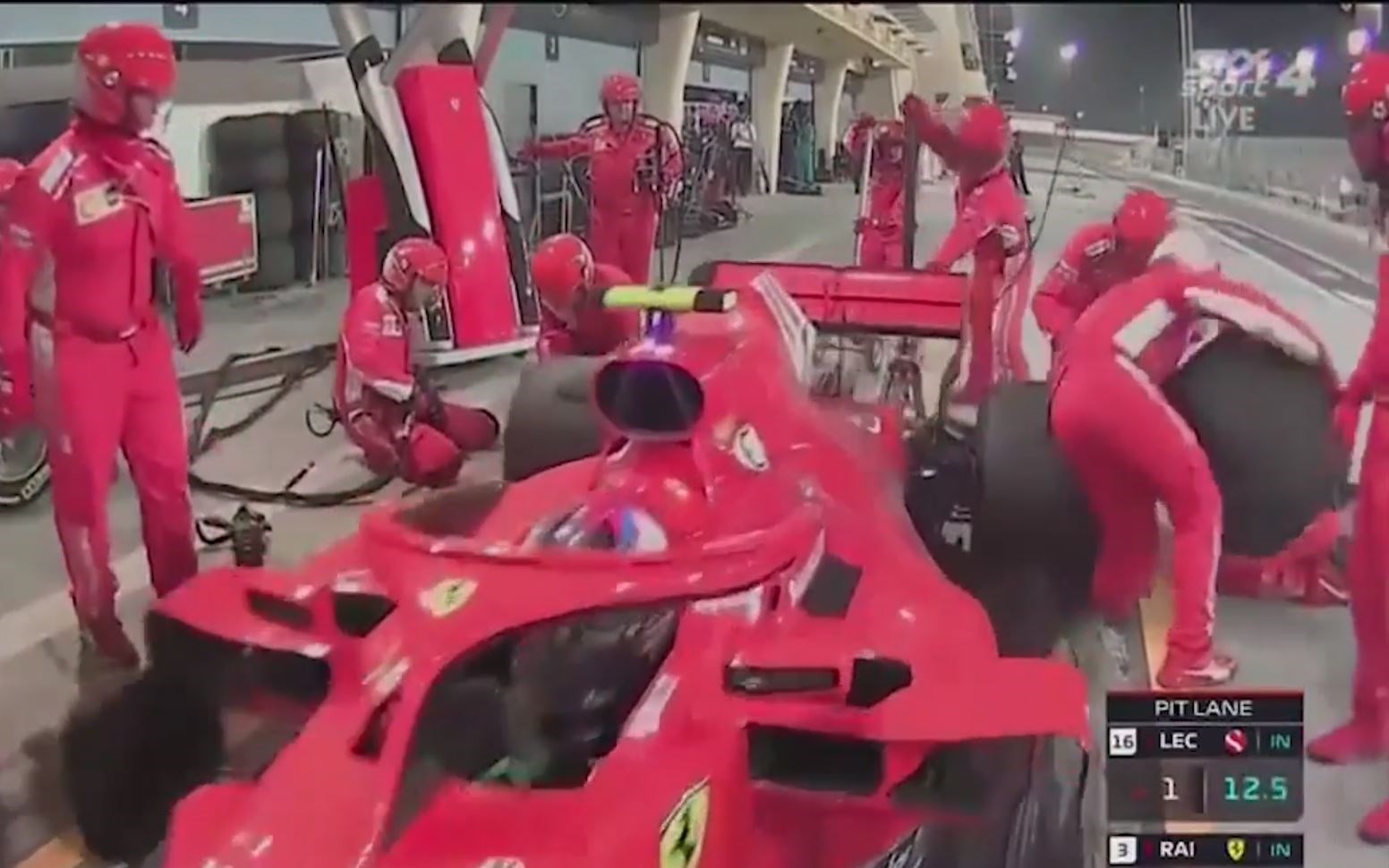 Watch: Ferrari mechanic suffers horror injury during pit sto - Driven ...