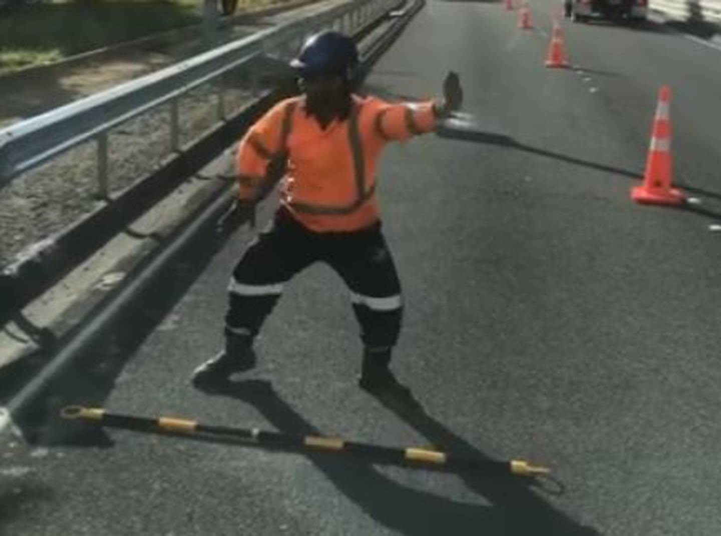 Watch NZ's happiest road worker dancing on the job - Driven Car Guide