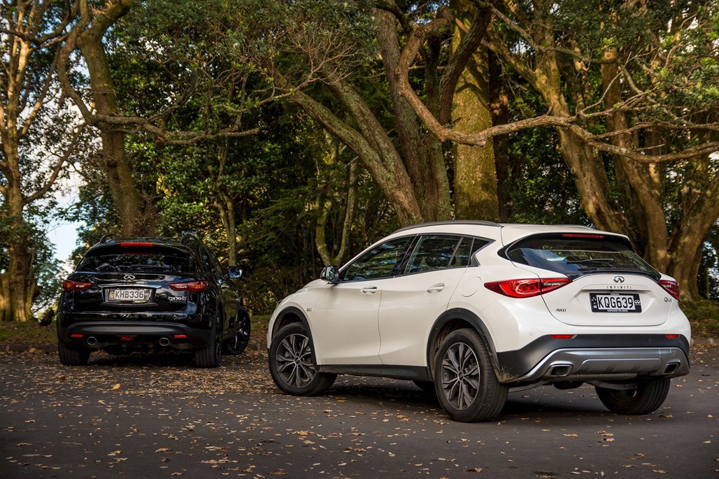 Road test: going back-to-back in the Infiniti QX30 and QX70 - Driven ...