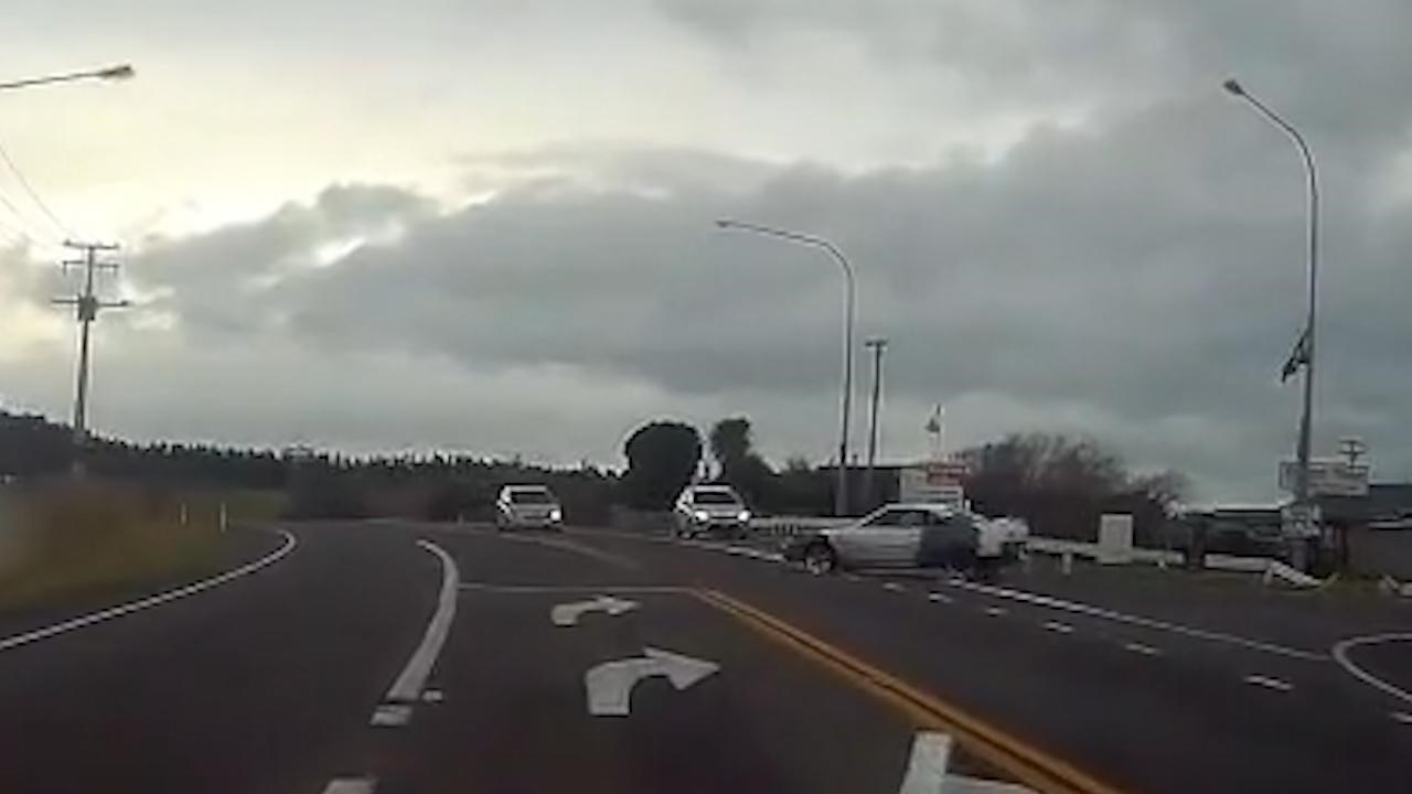 Watch: Police pursuit results in narrow miss at intersection - Driven ...