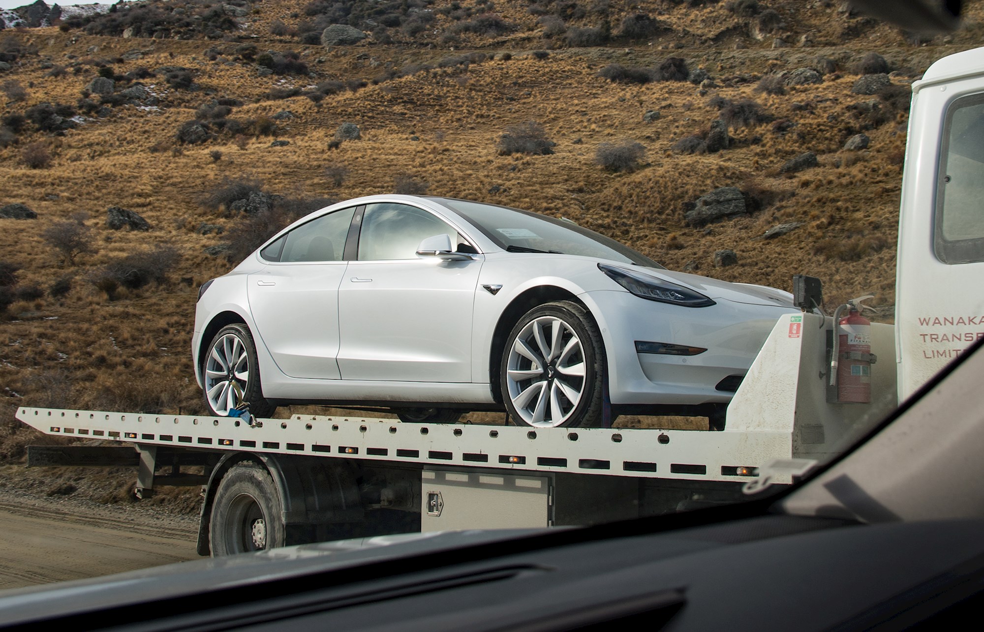 Spied: first Tesla Model 3 spotted in New Zealand - Driven Car Guide