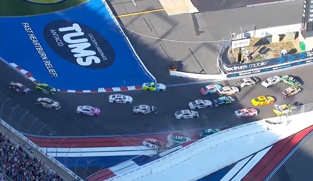 Watch: NASCAR race leaders have dramatic late race pile-up - Driven Car ...