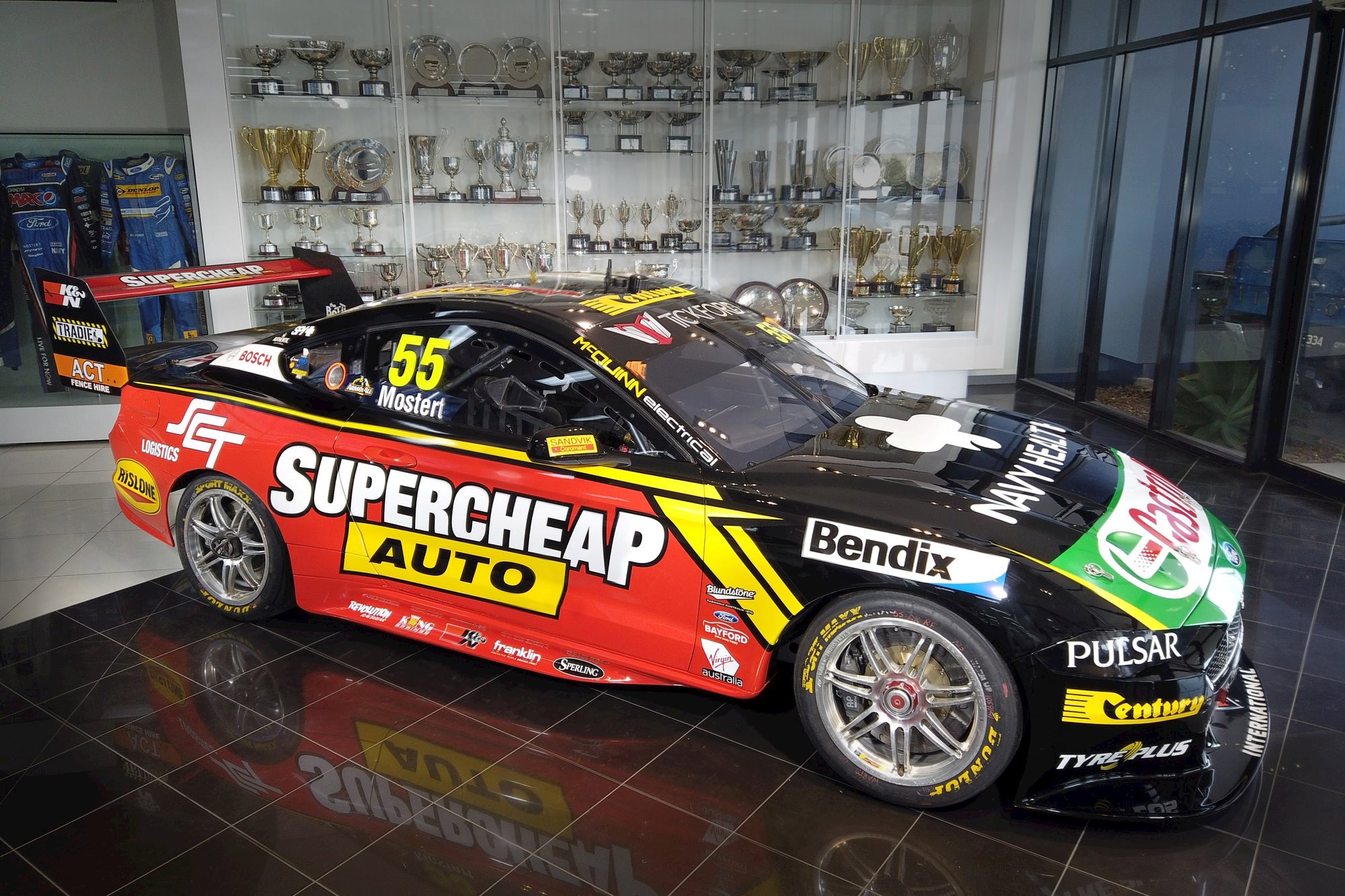 New-look Supercheap Auto Ford Mustang revealed for Chaz Most - Driven ...